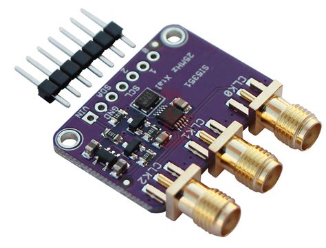 Si5351 Clock Generator Breakout Board Sma Connectors — Pmd Way