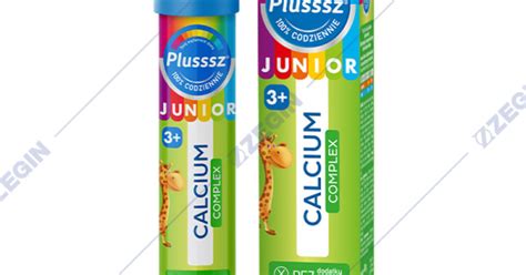 Polski Lek Plusssz Јуниор Калциум комплекс 3 20 шумливи таблети