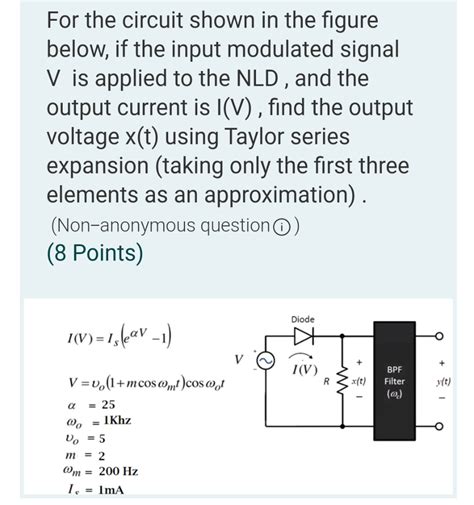 Solved For The Circuit Shown In The Figure Below If The Chegg
