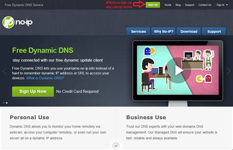 Założenie konta i nazwy hosta DDNS na stronie noip com Porady serwisowe Nieoficjalne Polskie