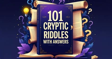 101 Cryptic Riddles With Answers