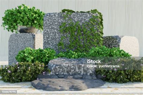 자연 연단 3d 렌더링 전시회 제품 발표 휴식 및 건강을 위한 모형 0명에 대한 스톡 사진 및 기타 이미지 0명 3차원 형태 강단 Istock