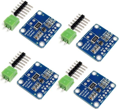 4 Pcs Ina219 I2c Bi Directional Dc Current Power Supply Sensor Breakout Module