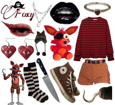If Foxy Was A Girl☆ °~♡ Fandom Outfits Character Inspired Outfits Fnaf Costume