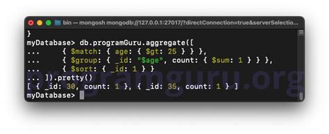 Mongodb Aggregate