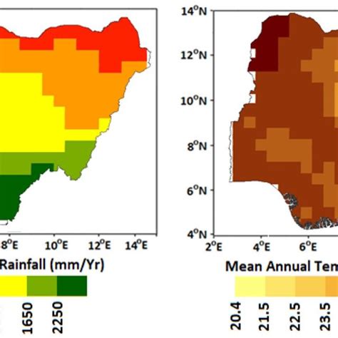 Spatial Variation Of Mean Annual Global Precipitation Climatology