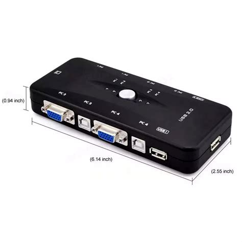 4 Port USB 2 0 KVM Switch Box Universal Adapter Dropshipper Wholesaler In Pakistan With