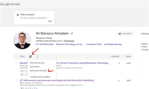 How To Add Paper Manually In Google Scholar ResearchGate