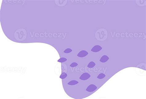 Abstract Blob Shape Corner Decoration 12805953 Png