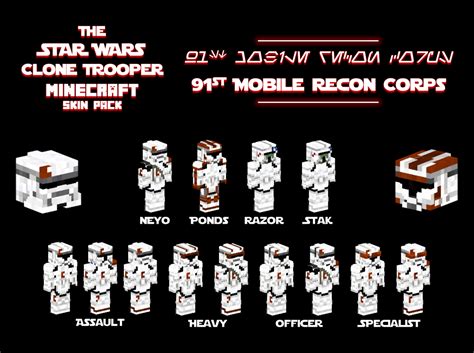 My Clone Trooper Minecraft Skin Pack Is Here Nearly Every Clone
