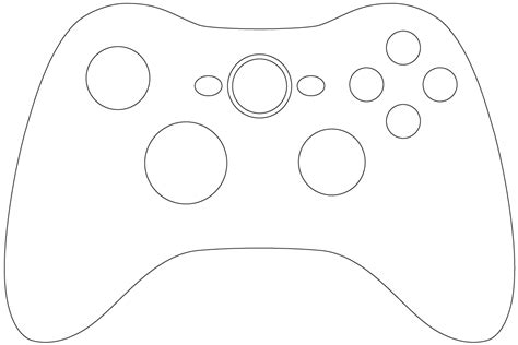 Game Controller Control Coloring Pages Coloring Pages