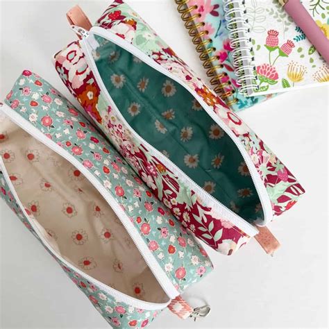 Easy Diy Pencil Pouch Sewing Pattern Back To School Pencil Pouch