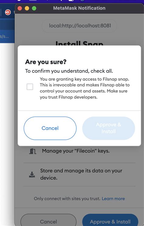 Snaps Key Access Warning Refactor · Issue 13297 · Metamaskmetamask