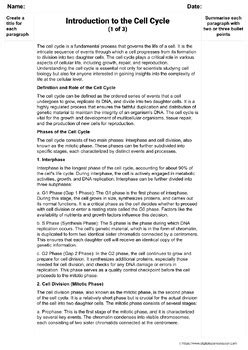 Introduction To The Cell Cycle By Digital Science Lesson TPT