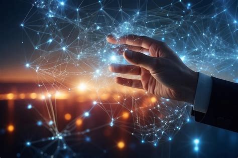 Premium Photo Digital Transformation Conceptual For Next Generation Technology Era Hands