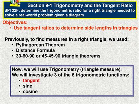 PPT Investigate Tangent Ratios PowerPoint Presentation Free Download ID 5769551