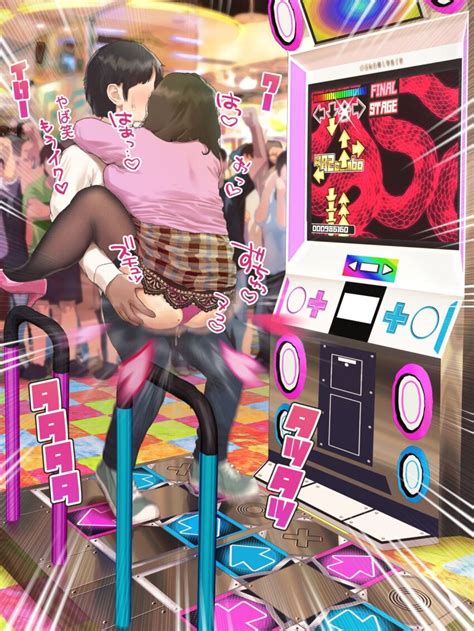 Ryokucha Michi Bemani Dance Dance Revolution Bad Tag Highres Clothed Sex Mature Female
