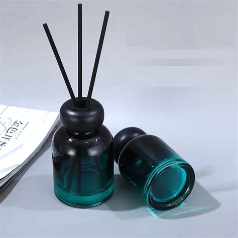 Empty Glass Diffuser Bottle Aromatherapy Jar Container Fragrance