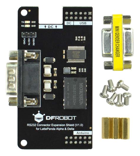 Dfr0778 Dfrobot Expansion Shield Rs232 Connector Alpha And Delta