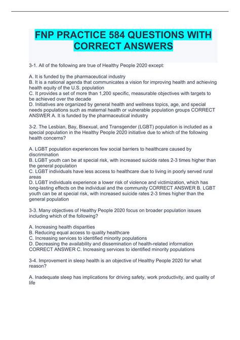 Fnp Practice 584 Questions With Correct Answers Fnp Stuvia Us