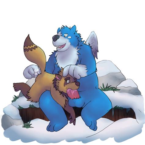 Rule 34 2019 Anthro Balls Belly Blue Fur Brown Fur Canid Canine Cum