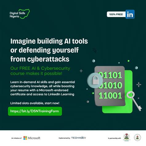 Tech4dev On Linkedin Futureproof Freetraining Ai Cybersecurity
