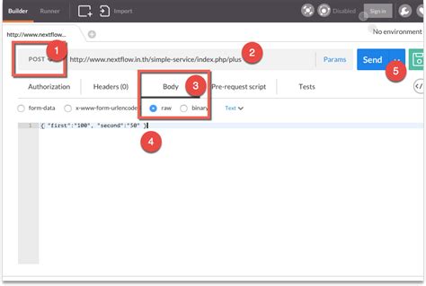 วิธีทดสอบ web service 101 ส่ง json ด้วย post man nextflow