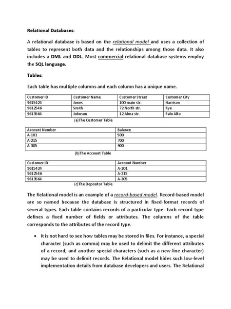 relational databases pdf relational database relational model