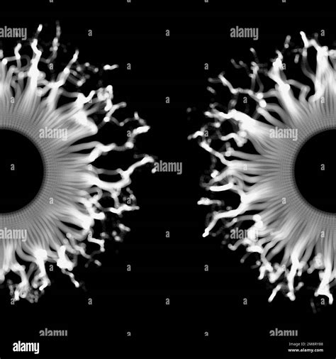 Array With Dynamic Particles 3d Technology Style Abstract Background