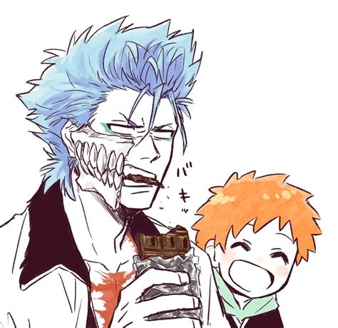 Grimmjow Jaegerjaquez And Kurosaki Kazui Bleach Drawn By Choko Egg Danbooru