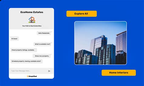 Real Estate Chatbot Chatbot For Real Estate Agents