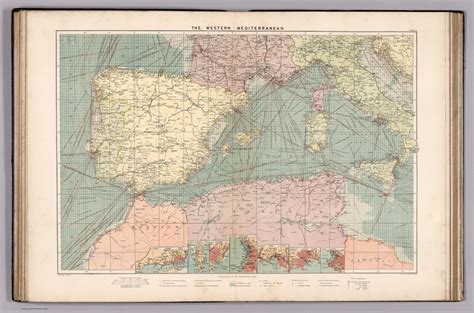 The Western Mediterranean David Rumsey Historical Map Collection