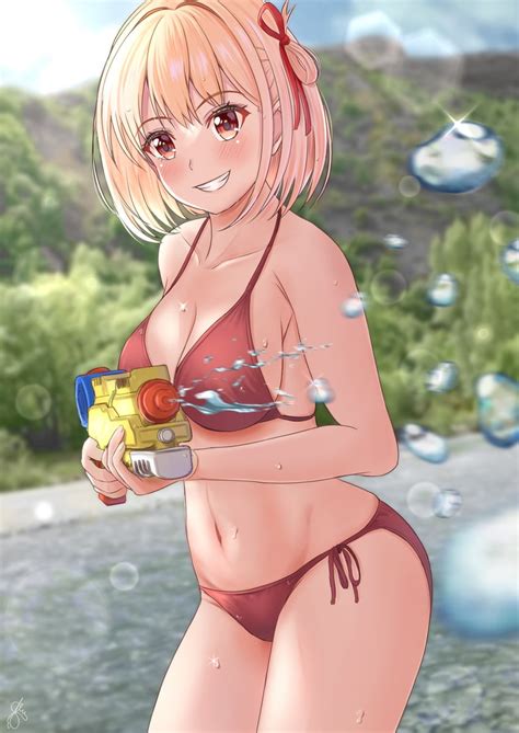 Nishikigi Chisato Lycoris Recoil Drawn By Akiyama Danbooru