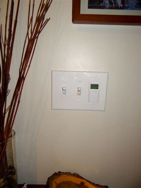 One Project At A Time DIY Blog Installing A Digital Light Timer