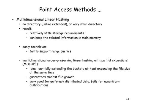 Ppt Multidimensional Access Methods Powerpoint Presentation Free