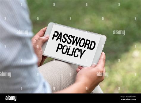 Conceptual Caption Password Policy Business Overview First Line Of