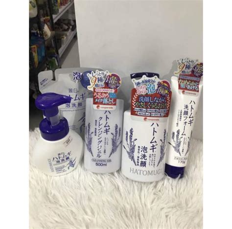 Hatomugi Moisturizer And Facial Wash And Cleansing Gel Direct From Japan