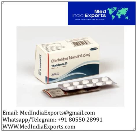 Chlorthalidone 6 25mg Tablet At ₹ 10285stripe Ctd Tablet In Kamptee