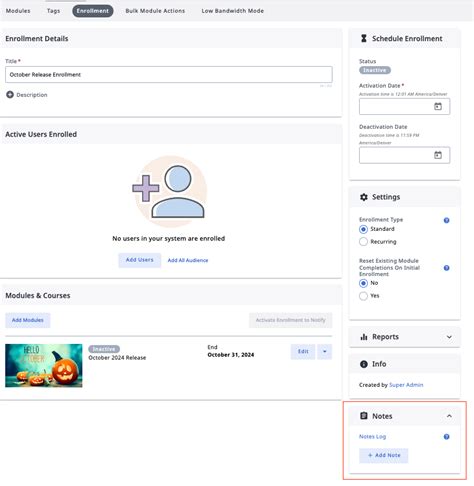 Admin Notes Wisetail Technical Support