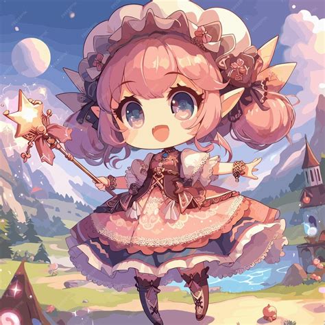 Premium Vector 8 Chibi Art Cute Character