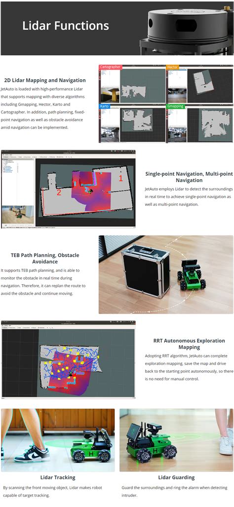 hiwonder jetauto smart ai kit car robot powered by jetson nano support ros robot operating
