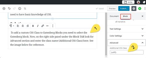 How To Add A Custom Css Class To Gutenberg Blocks Online Knowledge