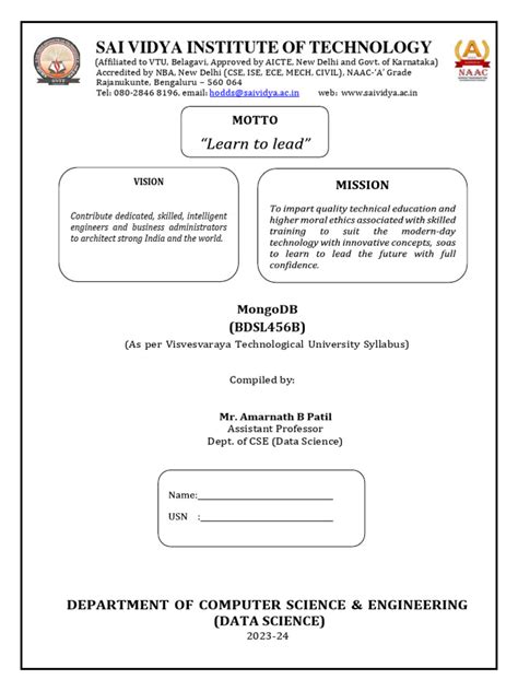 Mongo Db Pdf Databases No Sql