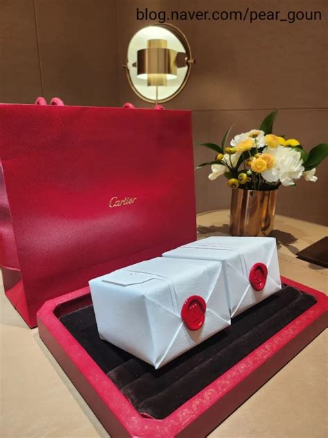 웨딩 밴드가 된 커플링 까르띠에 러브링 네이버 블로그