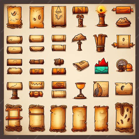 Premium Photo Old Papyrus Scroll Game Ai Generated Parchment Paper