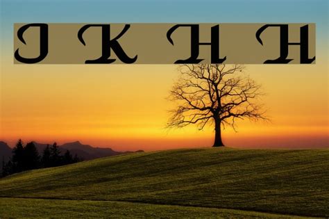 VI Khánh Hà H Font FFonts net