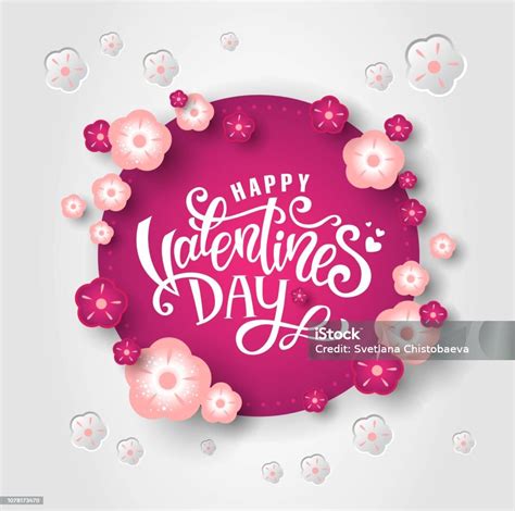 손으로 그린 휴일 인사말 카드 디자인 레터링 해피 발렌타인 포스터 축 하 텍스트 벡터 샘플 초대 또는 파티 발렌타인의 날 포스터 벡터 일러스트 레이 션 2월에 대한 스톡