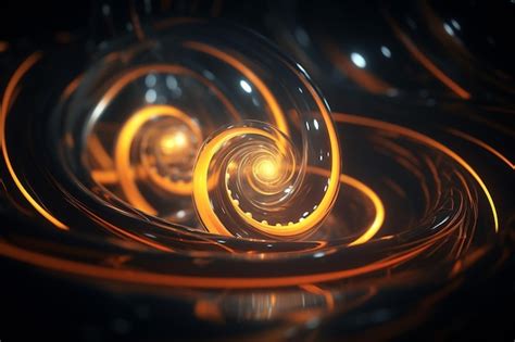 Abstract Visualization Of A Circular And Generative Ai Premium Ai Generated Image