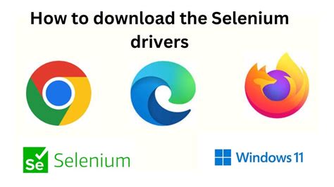 How To Download The Selenium Drivers Chrome Driver And Gecko Driver