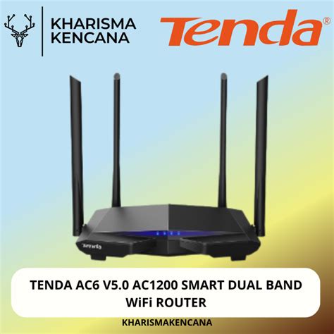 Networking Tenda Ac V Ac Smart Dual Band Wifi Router Kharisma Kencana Ultrabook